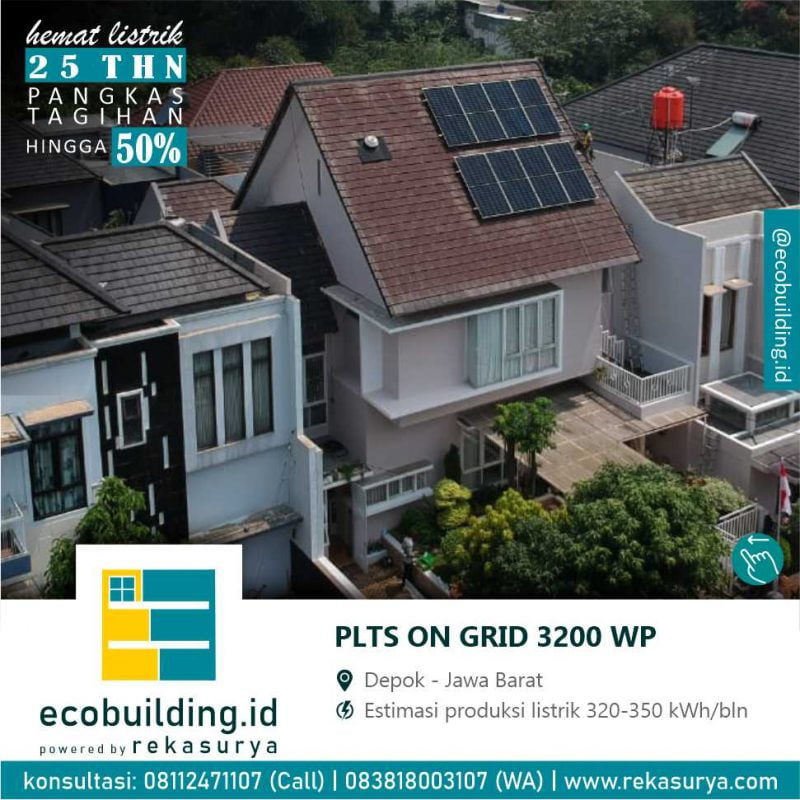 PAKET PLTS ON GRID | GRID CONNECTED | APLIKASI SOLAR CELL-PANEL SURYA ...